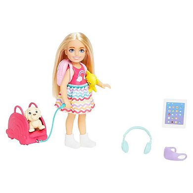 Barbie Chelsea Doll & Accessories Travel Set with Puppy