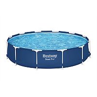 Bestway Steel Pro 12-ft x 30-in Round Above Ground Pool Set