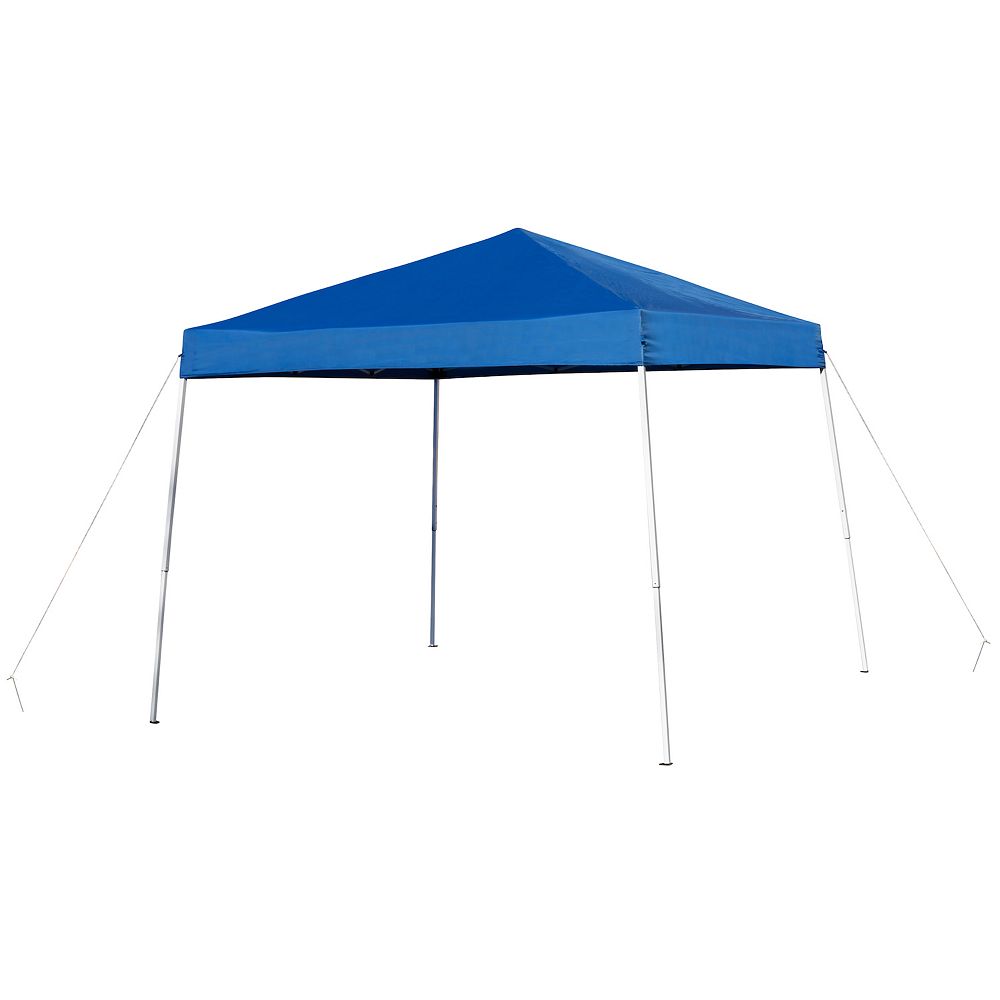 Emma and Oliver Tamar White 8'x8' Weather Resistant, UV Coated Pop Up ...
