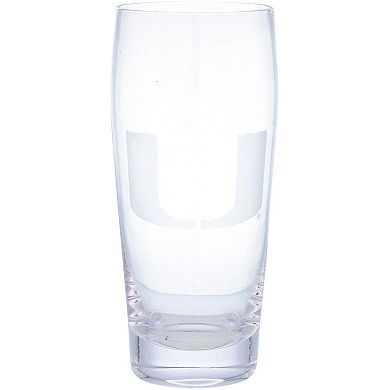 Miami Hurricanes 16oz. Clubhouse Pilsner Glass