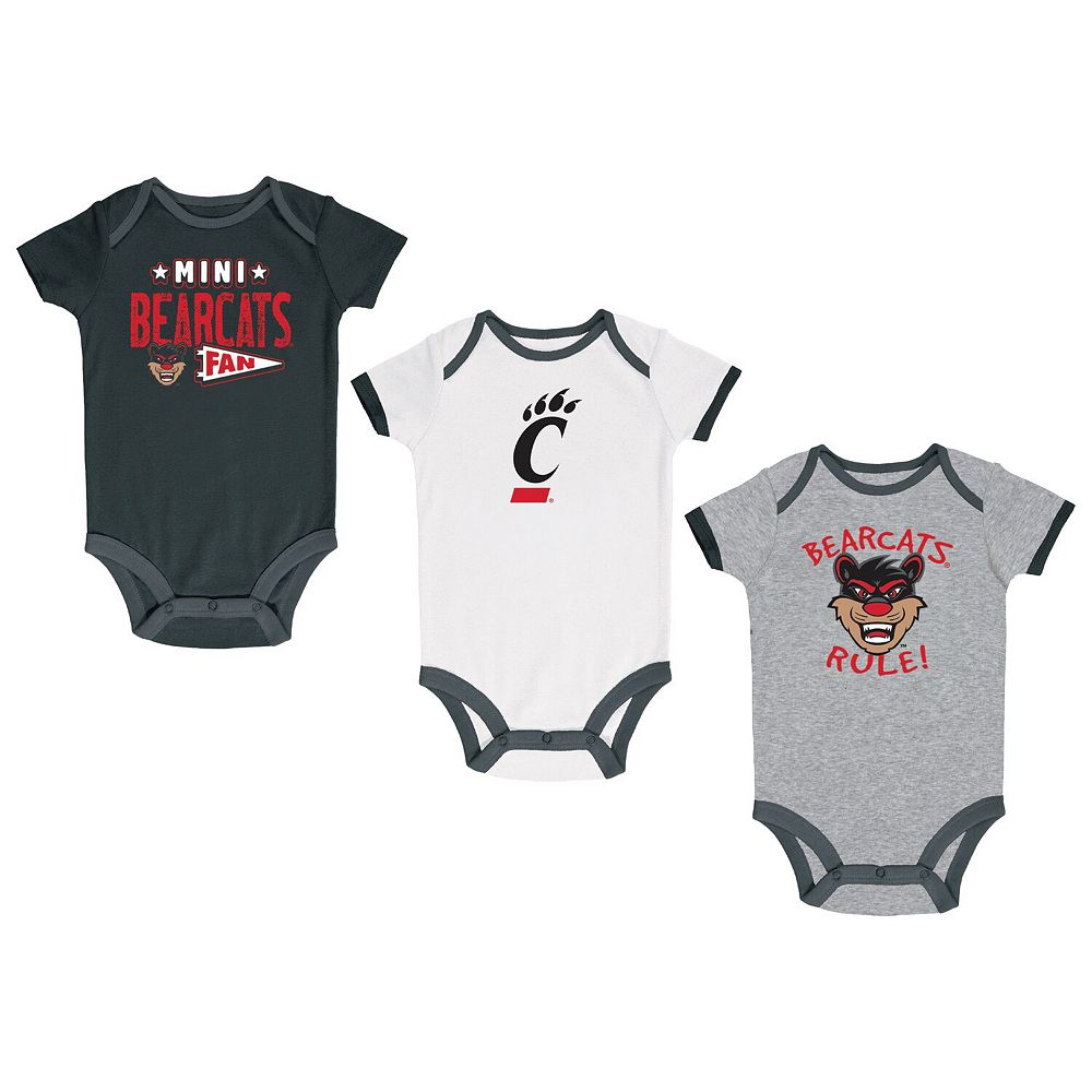 Newborn & Infant Champion Red/Heather Gray/White Cincinnati Bearcats ...