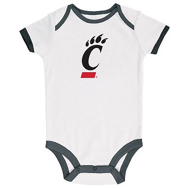 Newborn & Infant Champion Red/Heather Gray/White Cincinnati Bearcats ...