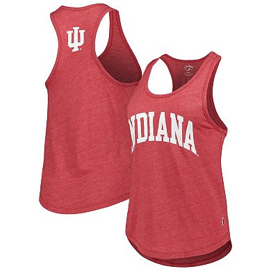 Women's League Collegiate Wear Heather Crimson Indiana Hoosiers Two-Hit ...