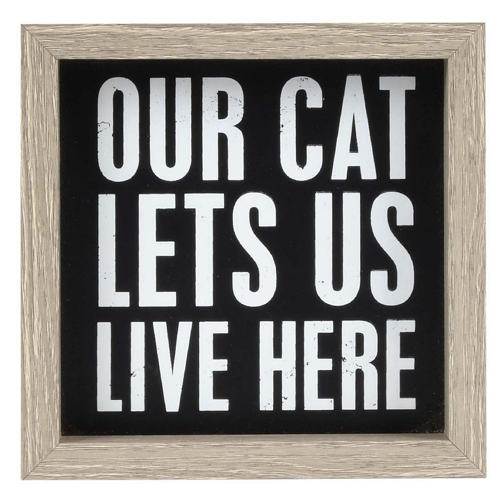 Sonoma Goods For Life® Inset Cat Caption Box