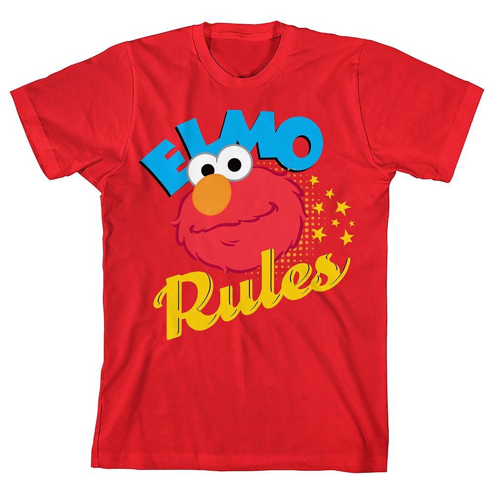 Boys 8-20 Sesame Street Elmo Rules Graphic Tee