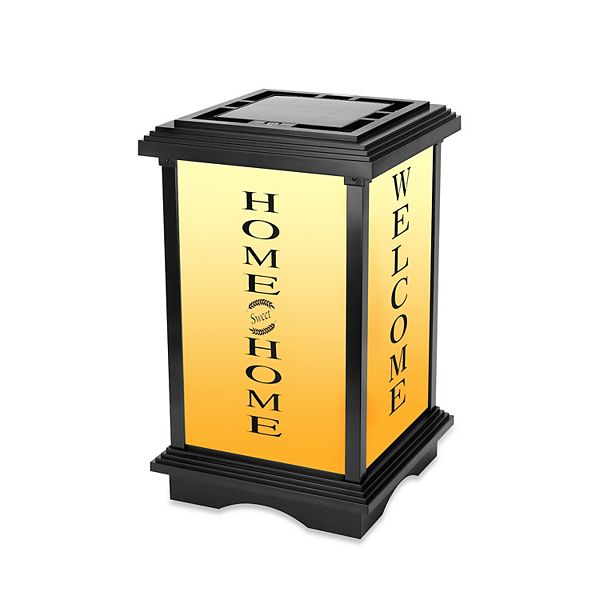 Techko Outdoor Solar Welcome Home Lantern Small