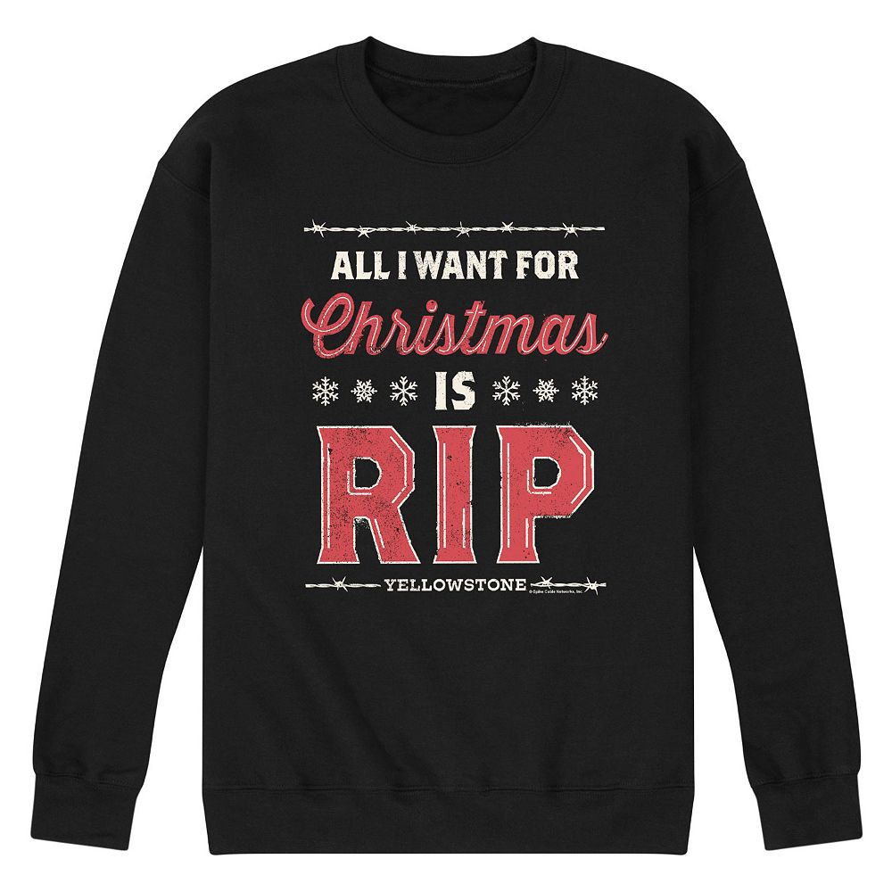 Men's Yellowstone All I Want For Christmas Is Rip Sweatshirt