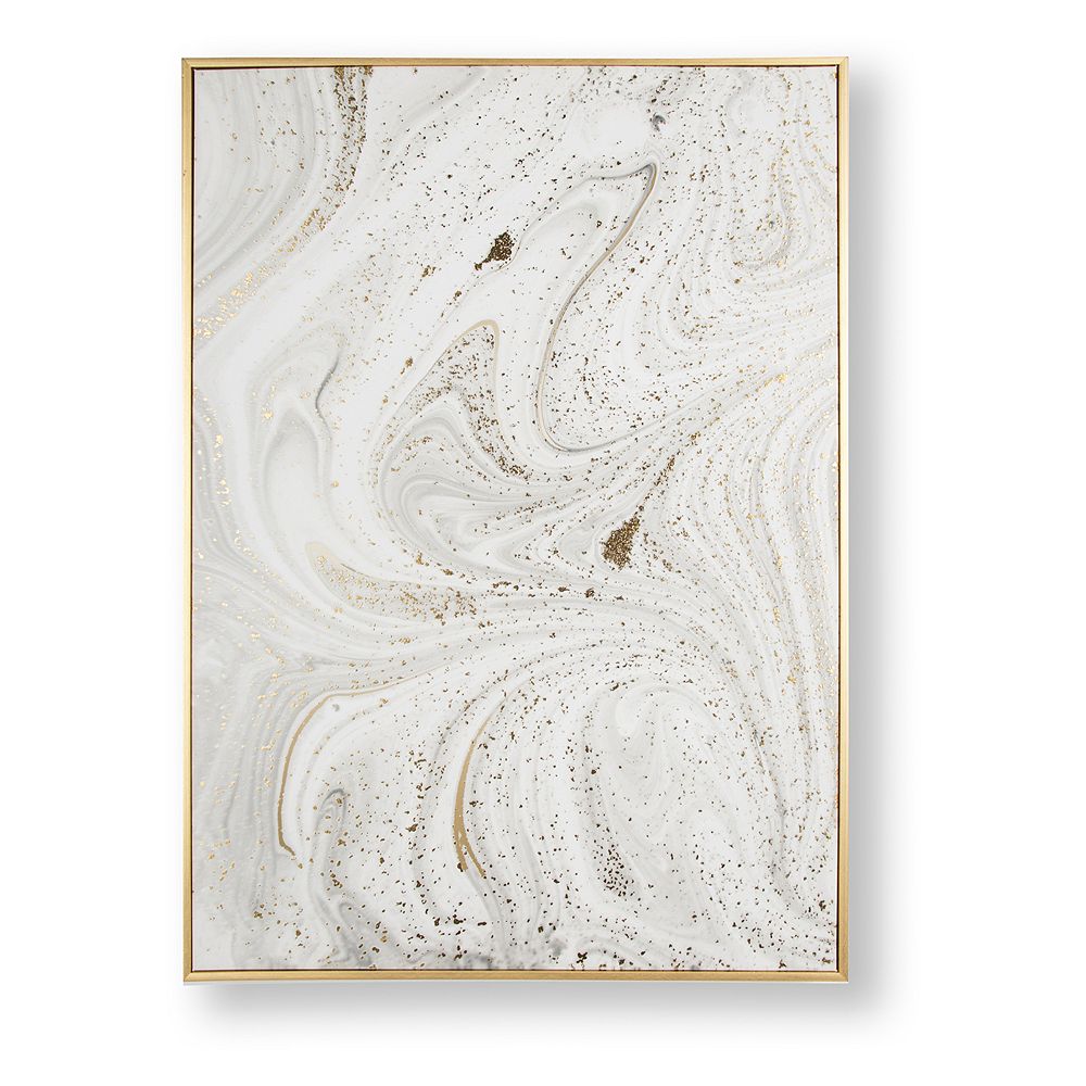 Marble Print Luxe Framed Wall Art
