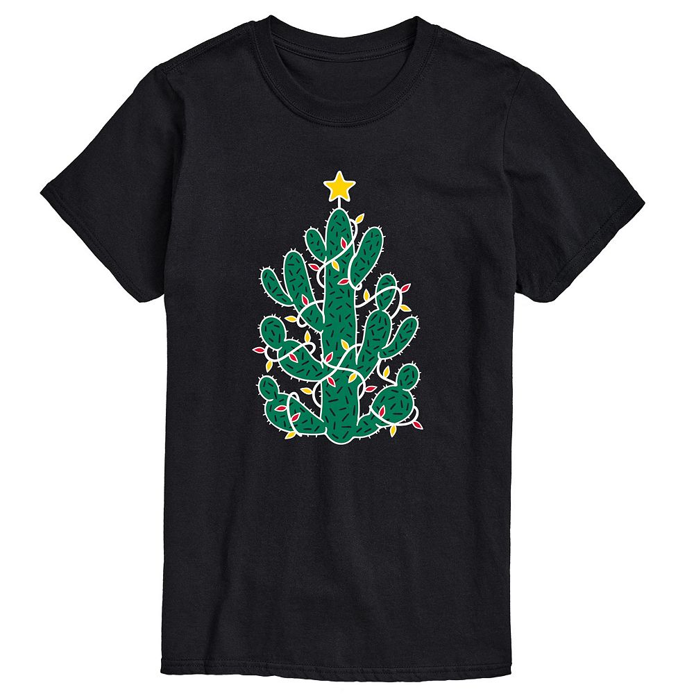 Big & Tall Cactus Christmas Tree Tee