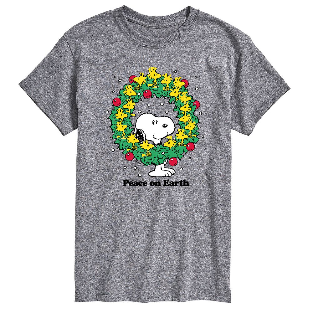 Men's Peanuts Peace On Earth Tee