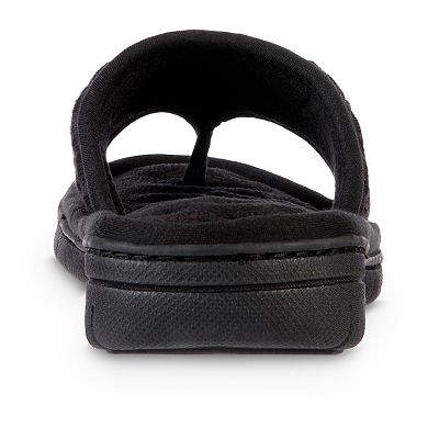 isotoner Malia Comfort Textured Knit Thong Women's Slippers