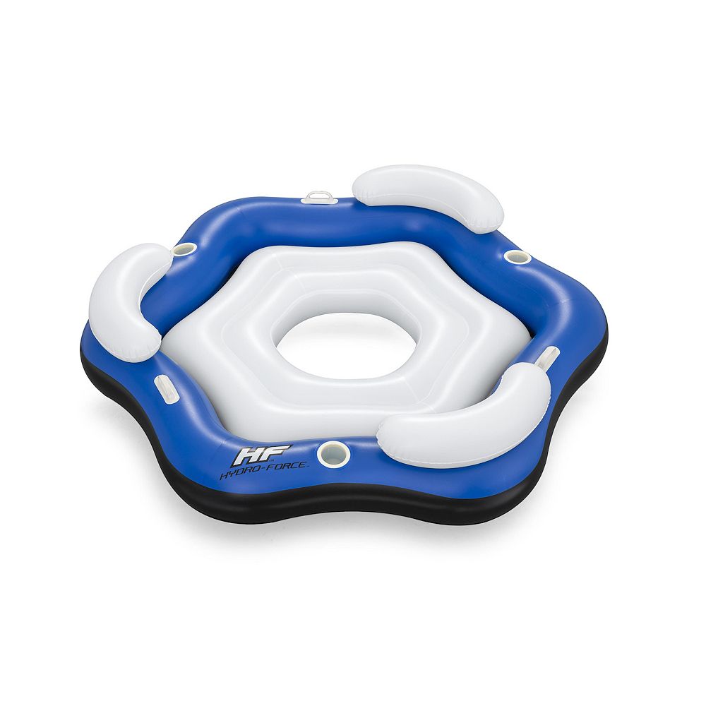 Bestway Hydro Force X3 Island 3 Person Inflatable Inner Tube, Blue and ...