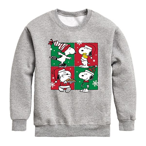 Boys 8-20 Peanuts Snoopy Christmas Fleece