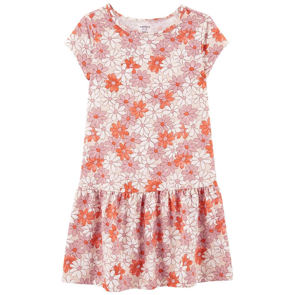 Girls 4-14 Carter's Floral Jersey Dress