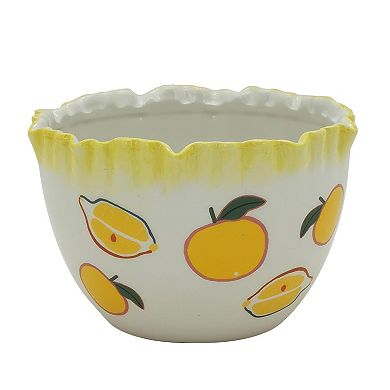 Everyday Decor Large Lemon Planter Table Decor