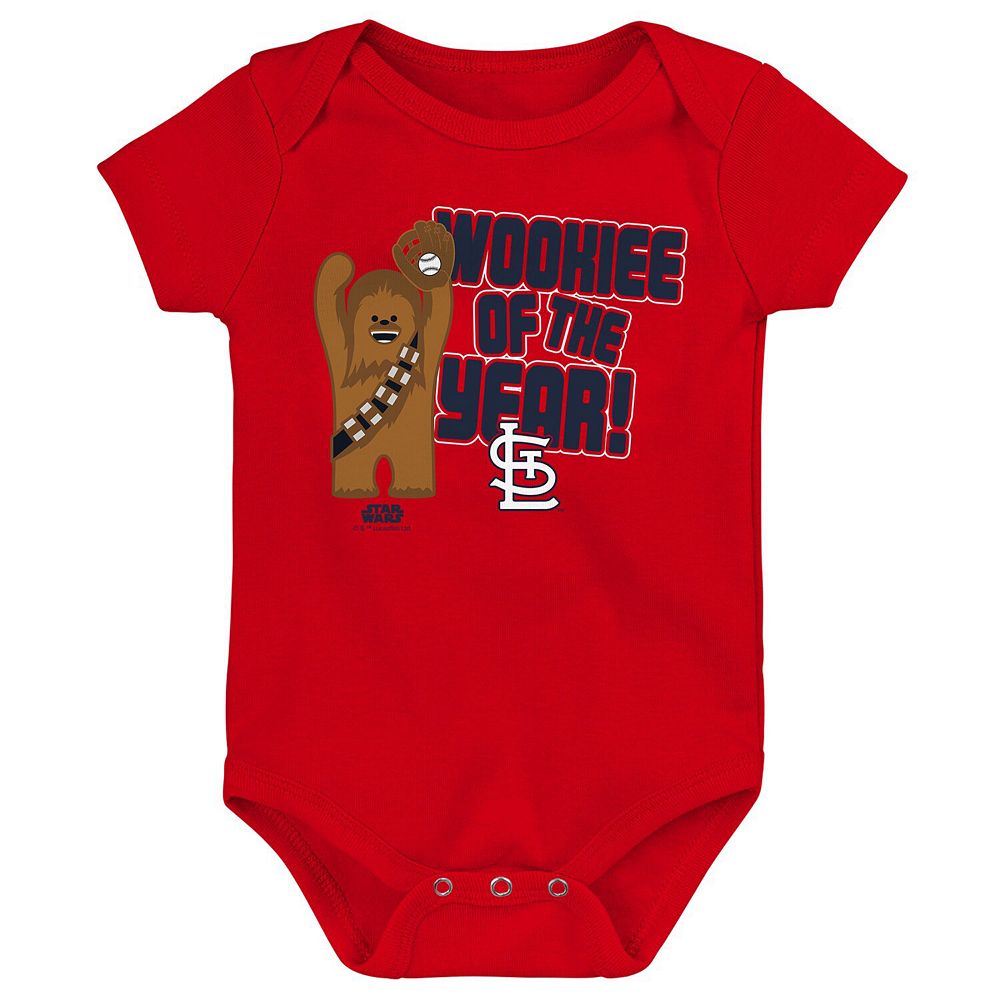 Newborn & Infant Red St. Louis Cardinals Star Wars Wookie of the Year ...