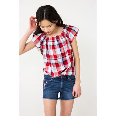 Girls 6-20 SO® Midrise Denim Shortie Shorts in Regular & Plus Size