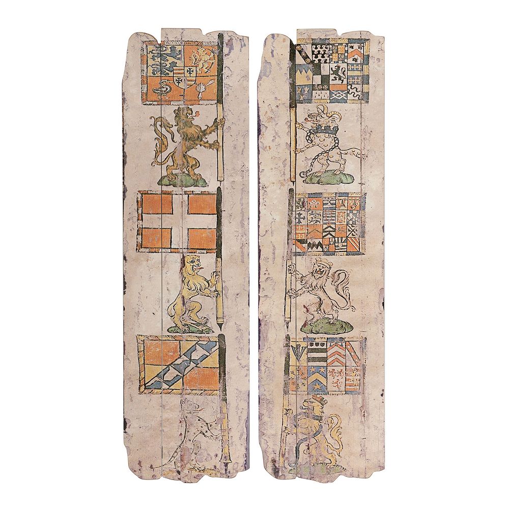 A&B Home 2-Piece England Art Wooden Wall Plaques Set