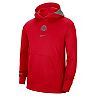 Men's Nike Scarlet Ohio State Buckeyes Team Basketball Spotlight Performance Pullover Hoodie