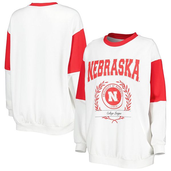 Women's Gameday Couture White Nebraska Huskers It's A Vibe Dolman ...