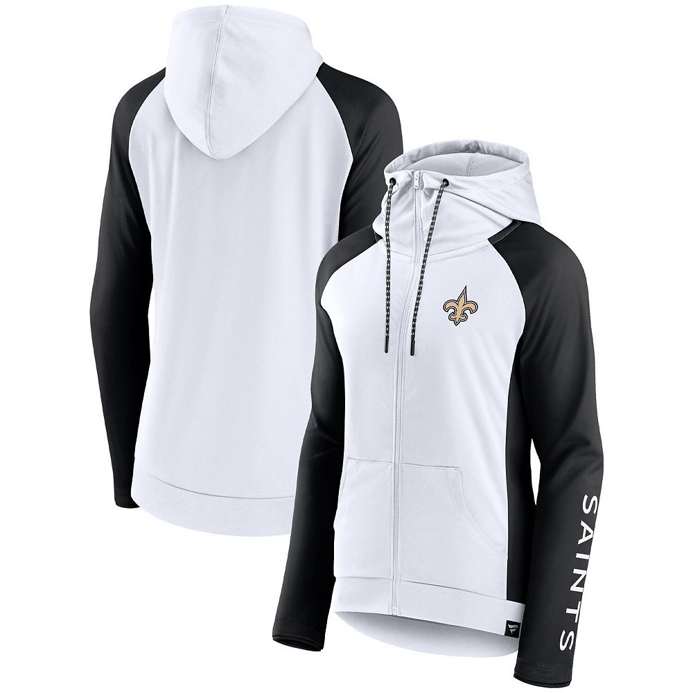 Women's Fanatics Branded White/Black New Orleans Saints End Around ...