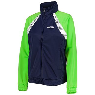 Women's G-III 4Her by Carl Banks College Navy/Neon Green Seattle ...