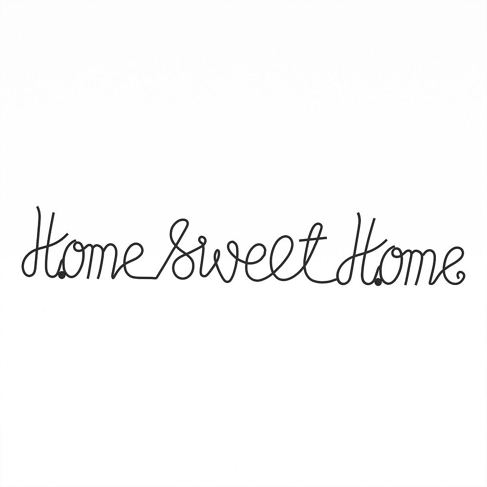 Lavish Home Cursive Home Sweet Home Wall Decor