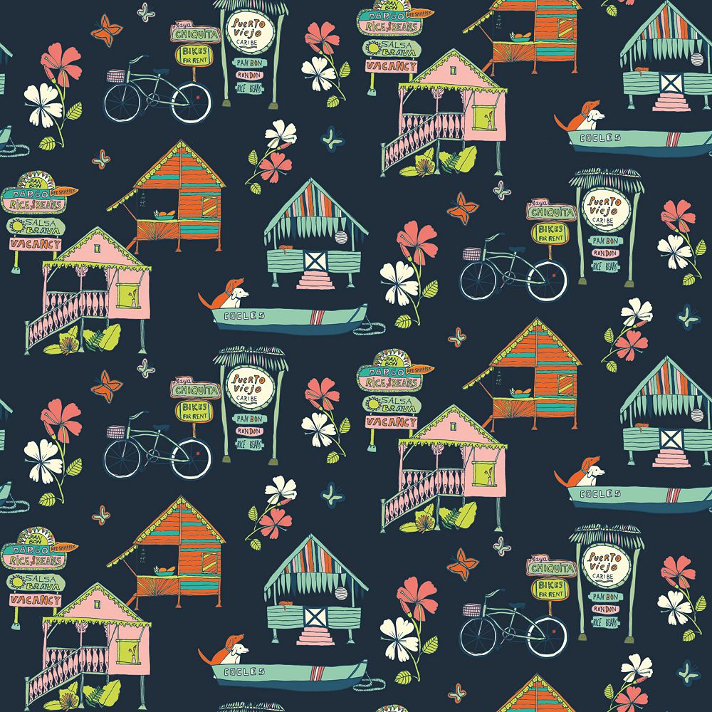 RoomMates Caribbean Peel & Stick Wallpaper