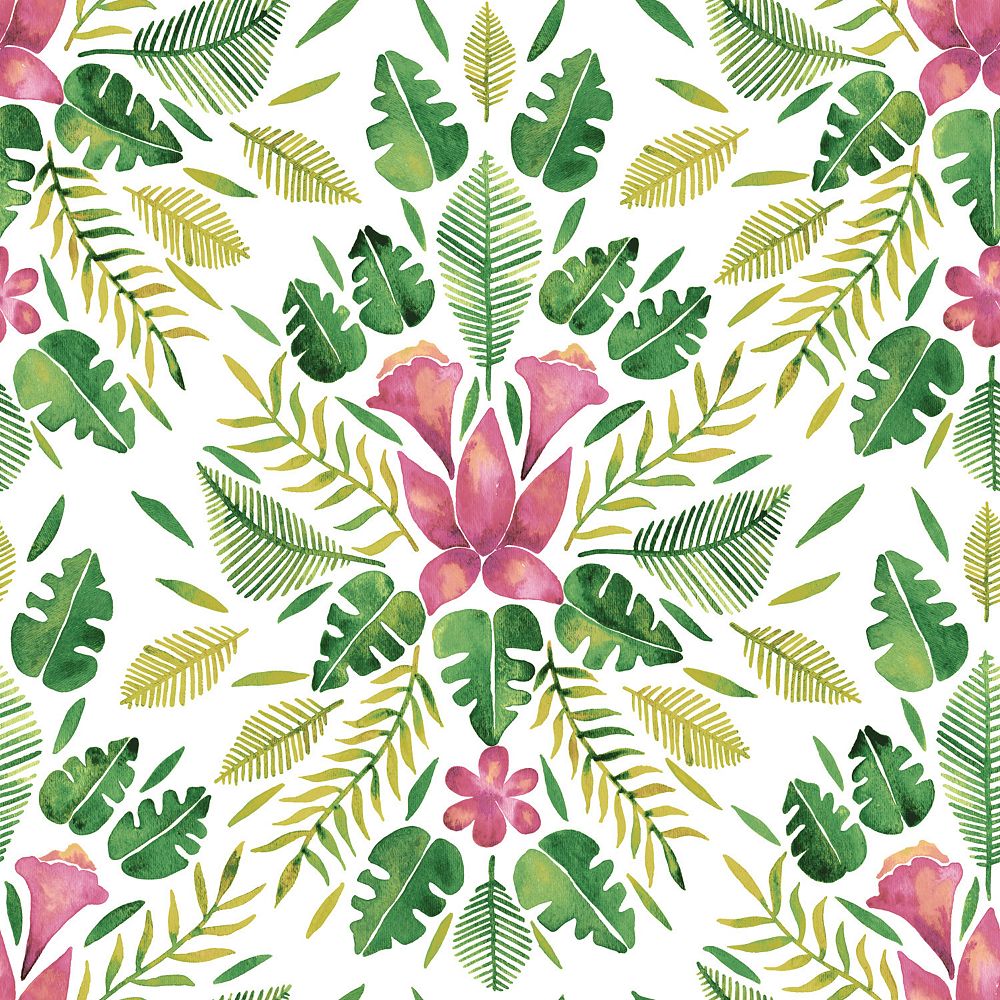 RoomMates Cat Coquillette Tropical Peel & Stick Wallpaper