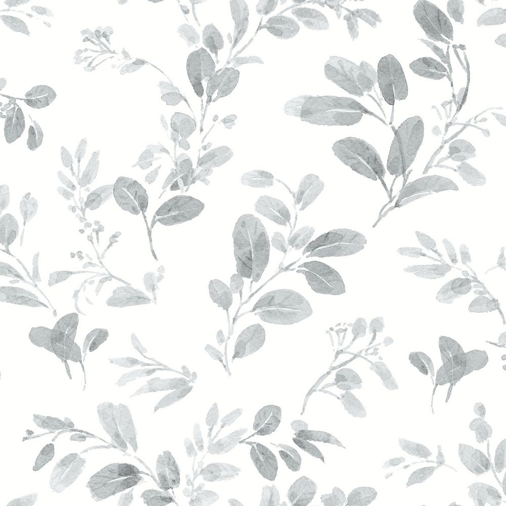 RoomMates Dancing Leaves Peel & Stick Wallpaper