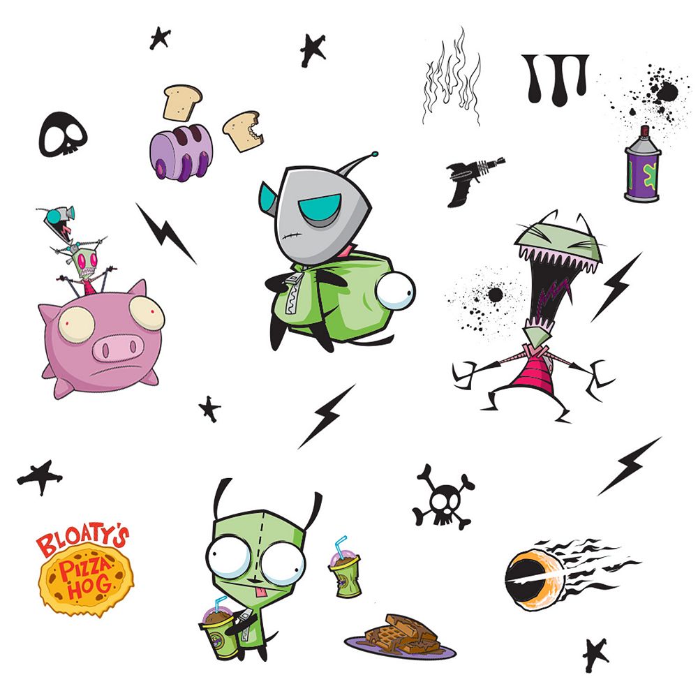 RoomMates Invader Zim Peel & Stick Wall Decals