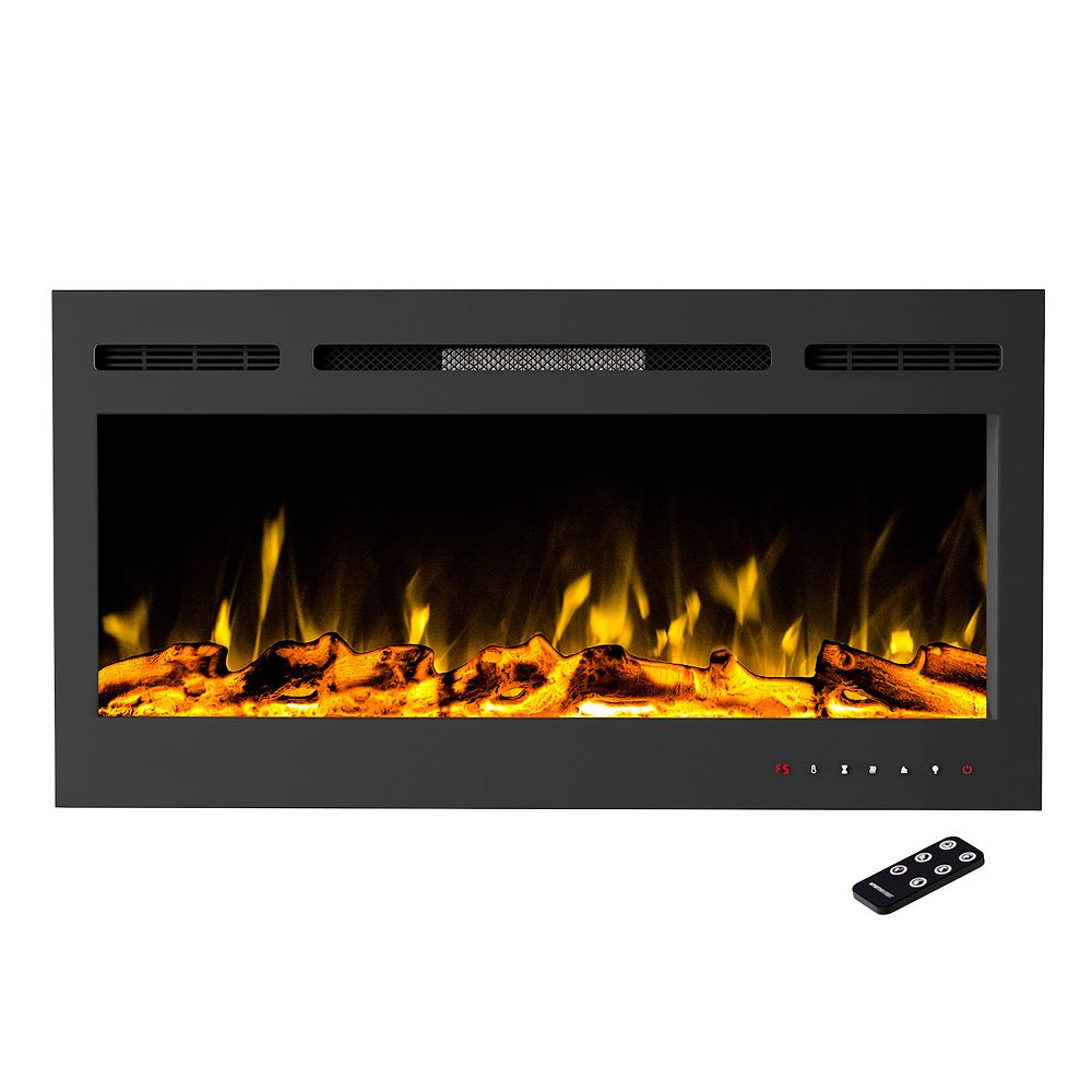 The Northwest 36 in Sophisticated Hearth Electric Fireplace Wall Decor