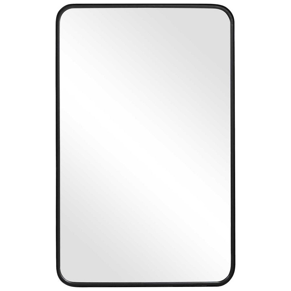 Rounded Corner Rectangle Wall Mirror