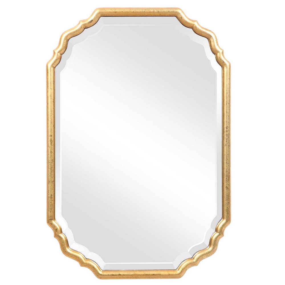 Elegant Curved Notched Dressing Wall Mirror
