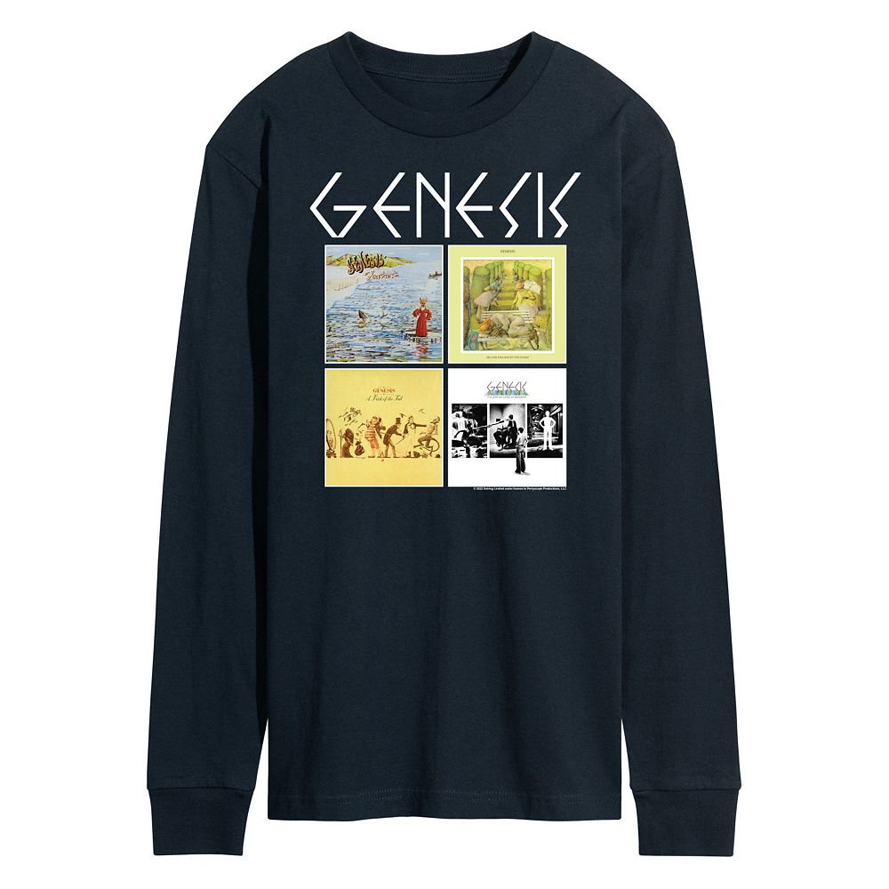 Men's Genesis Album Grid Long Sleeve Tee
