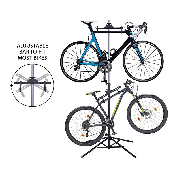 RaxGo Freestanding & Foldable Design, Adjustable Bike Storage Rack for ...