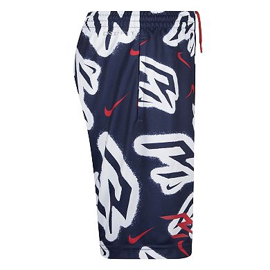 Boys 8-20 Nike 3BRAND Printed Dri-FIT Shorts by Russell Wilson