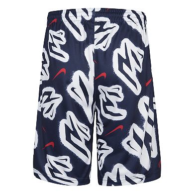 Boys 8-20 Nike 3BRAND Printed Dri-FIT Shorts by Russell Wilson