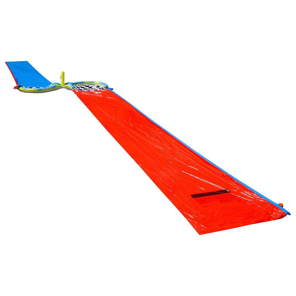 Banzai Face-Off Racing Slide 30-Foot Dual-Lane Slide N Grab Flag Challenge