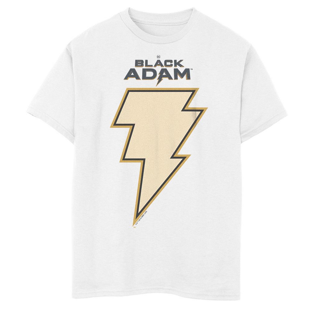 Boys 8-20 Black Adam Bolt Image Graphic Tee