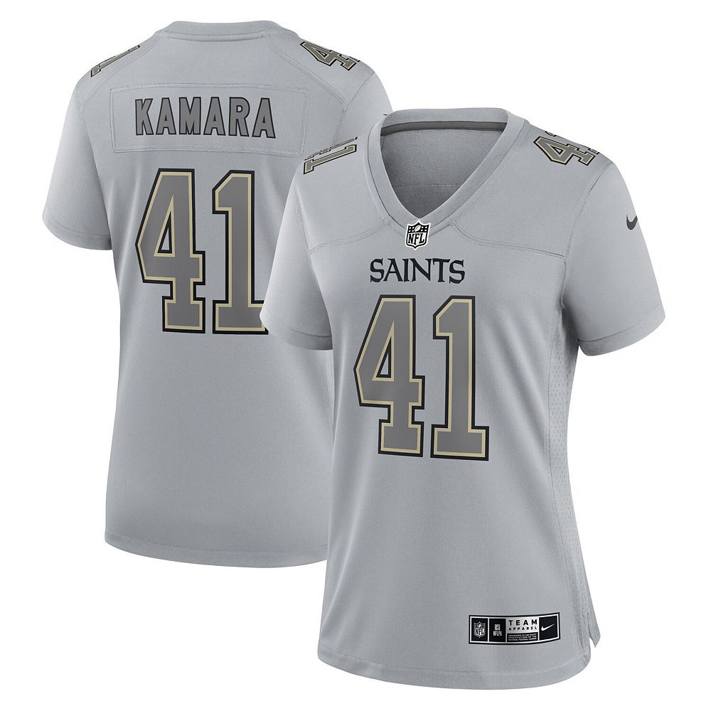 Women's Nike Alvin Kamara Gray New Orleans Saints Atmosphere Fashion ...