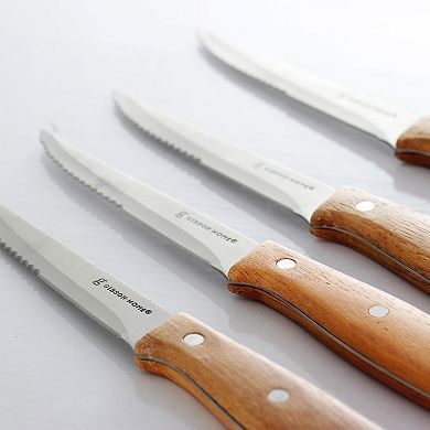 Gibson Home Seward 4 Piece Stainless Steel Steak Knife Cutlery Set with ...