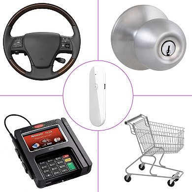 Brentwood Portable USB Multifunctional Hand Held UV Sanitizer Sterilizer Wand in White