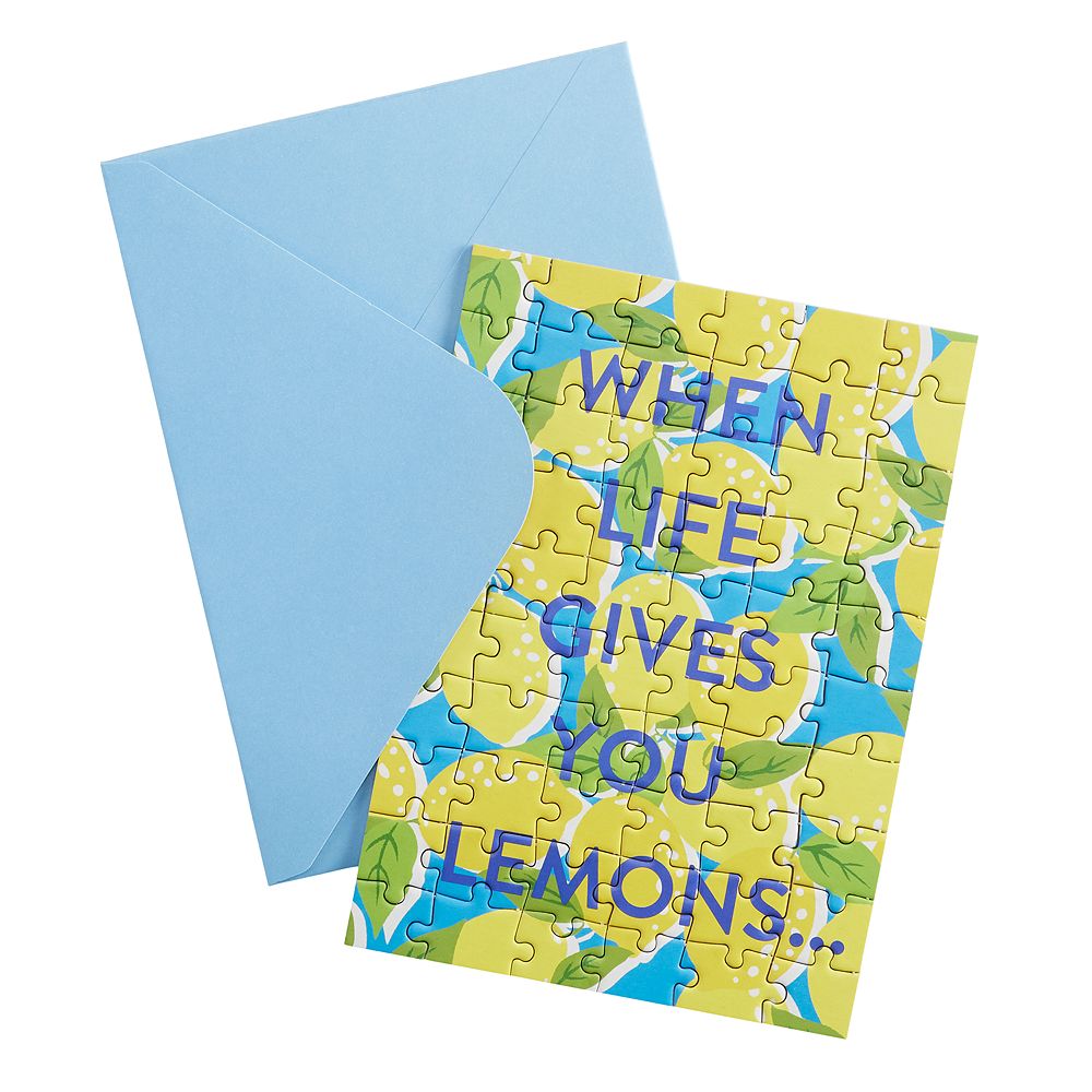 DRAPER JAMES RSVP™ Lemons Greeting Card Puzzle