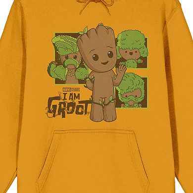 Men's I Am Groot Mossy Hairdos Hoodie