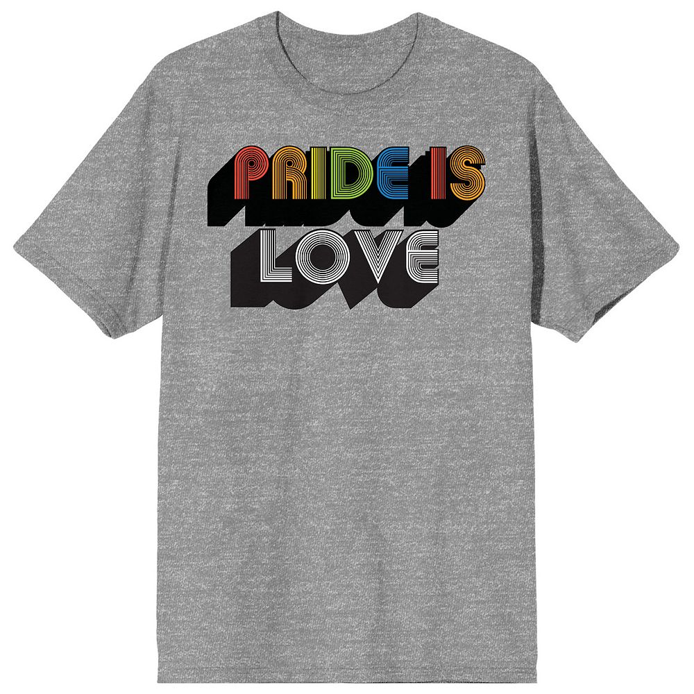 Men's Pride Rainbow Pride Is Love Tee