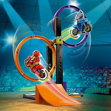 Lego City Spinning Stunt Challenge 60360 Building Toy Set (117 Pieces)