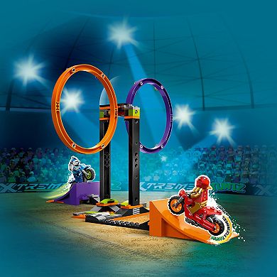 Lego City Spinning Stunt Challenge 60360 Building Toy Set (117 Pieces)