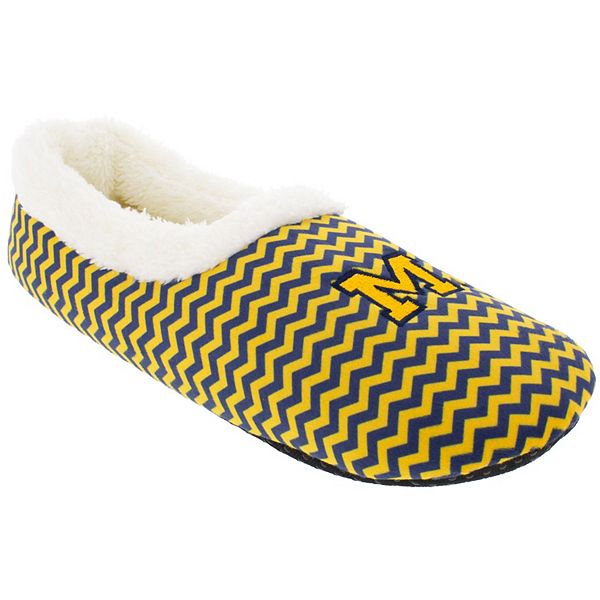 Michigan Wolverines Women's Chevron Slippers