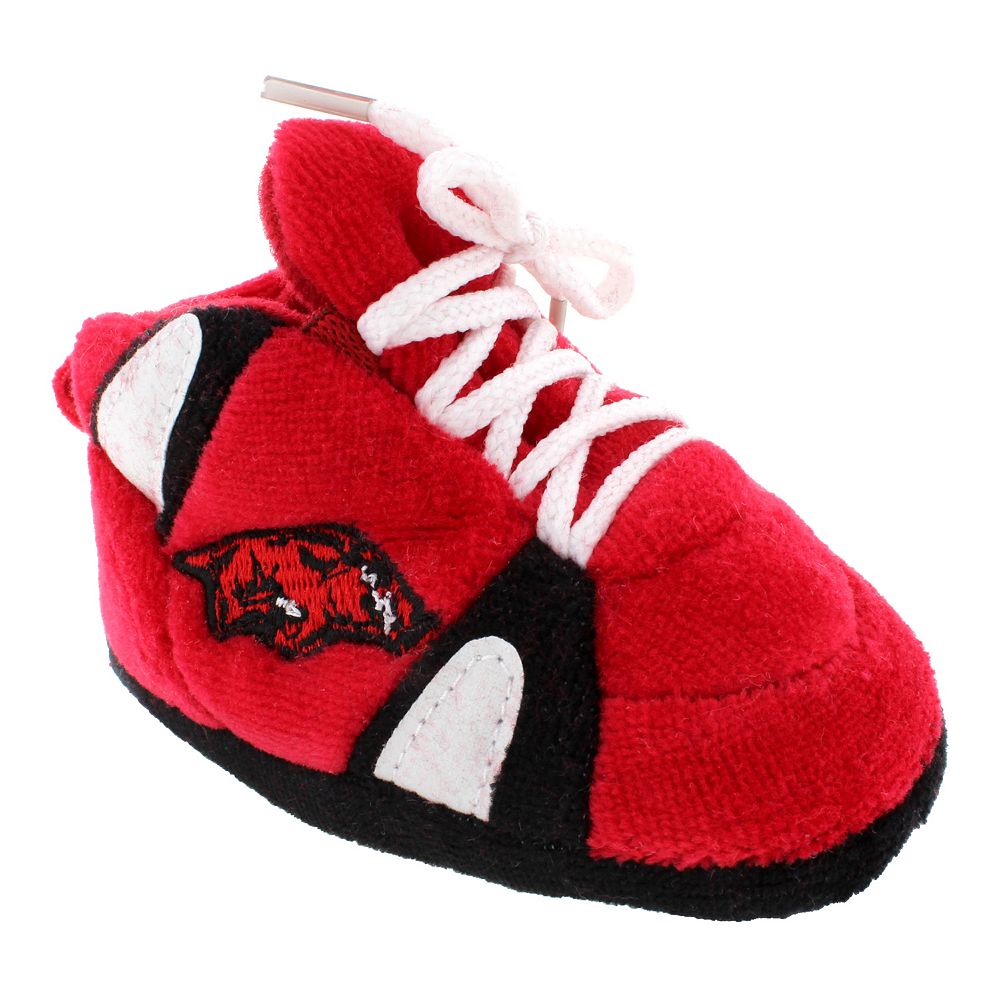Arkansas Razorbacks Cute Sneaker Baby Slippers